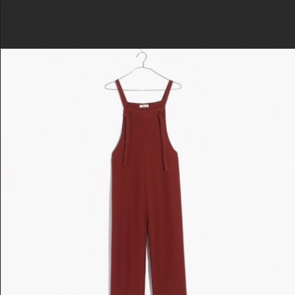Madewell | Pants & Jumpsuits | Texture And Thread Tie Strap Overalls ...
